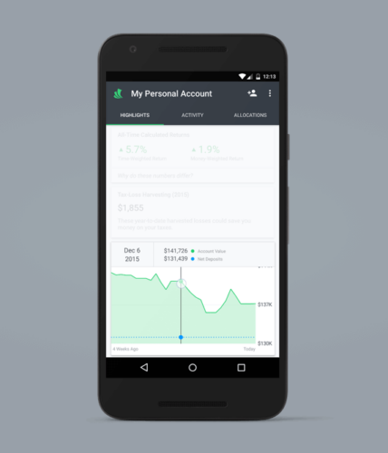 Wealthfront Android App now available