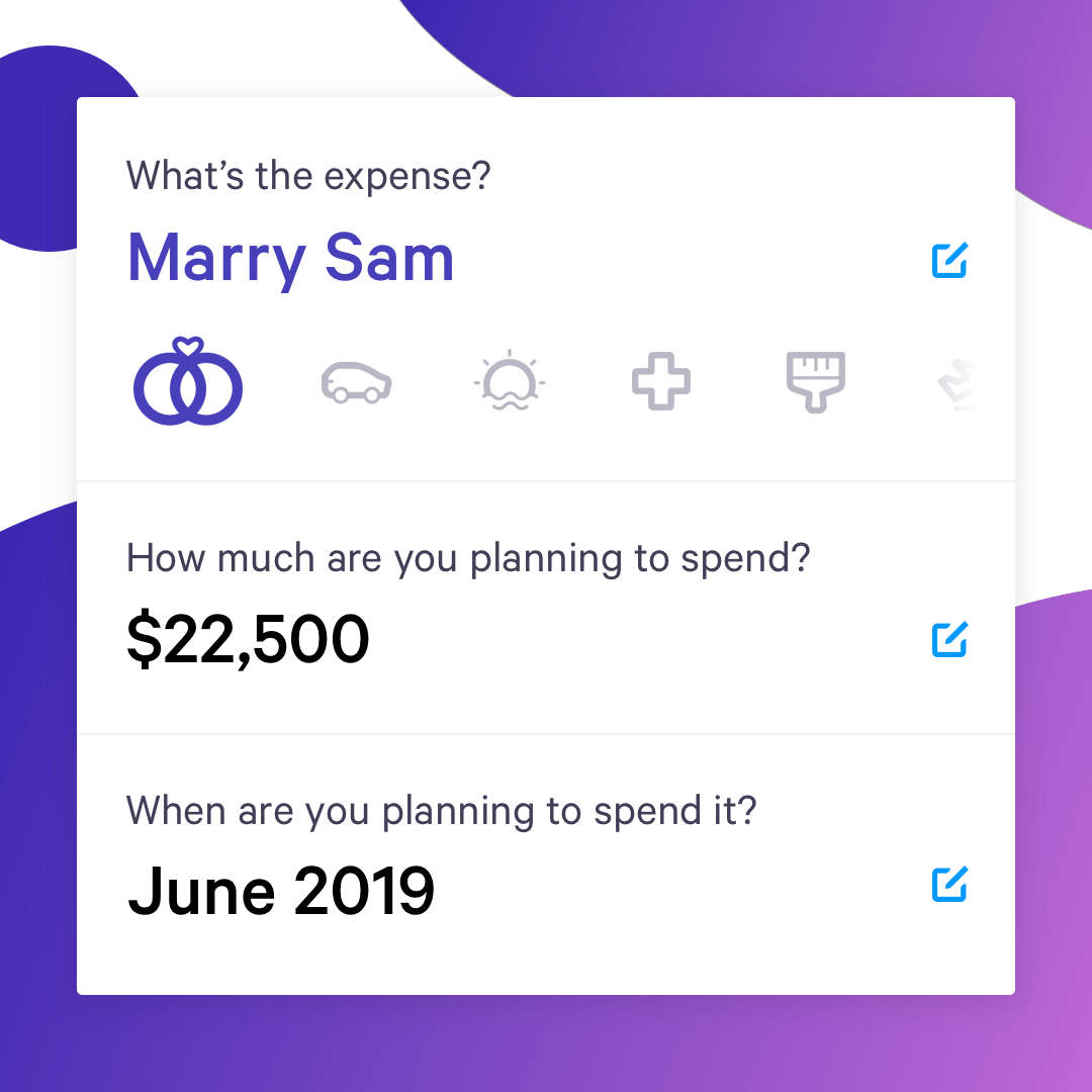 Plan for One-Time Future Expenses | Wealthfront